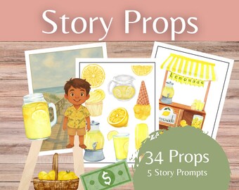 Lemonade Stand Printable Props: Dramatic Play Set (digital Download) - Etsy