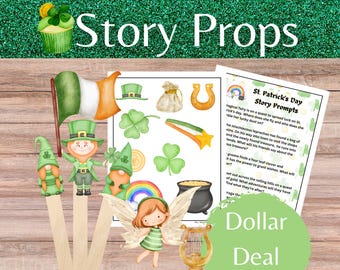 St Patrick's Day Story Telling Props or Sensory Bin Additions Waldorf ...