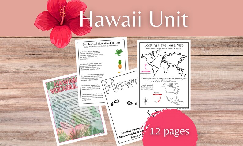 Hawaii Mini Unit Geography, Culture Study, Language and More for ...