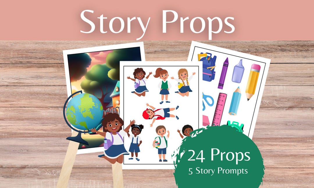Back to School Story Telling Props and Prompts for Play, Waldorf ...
