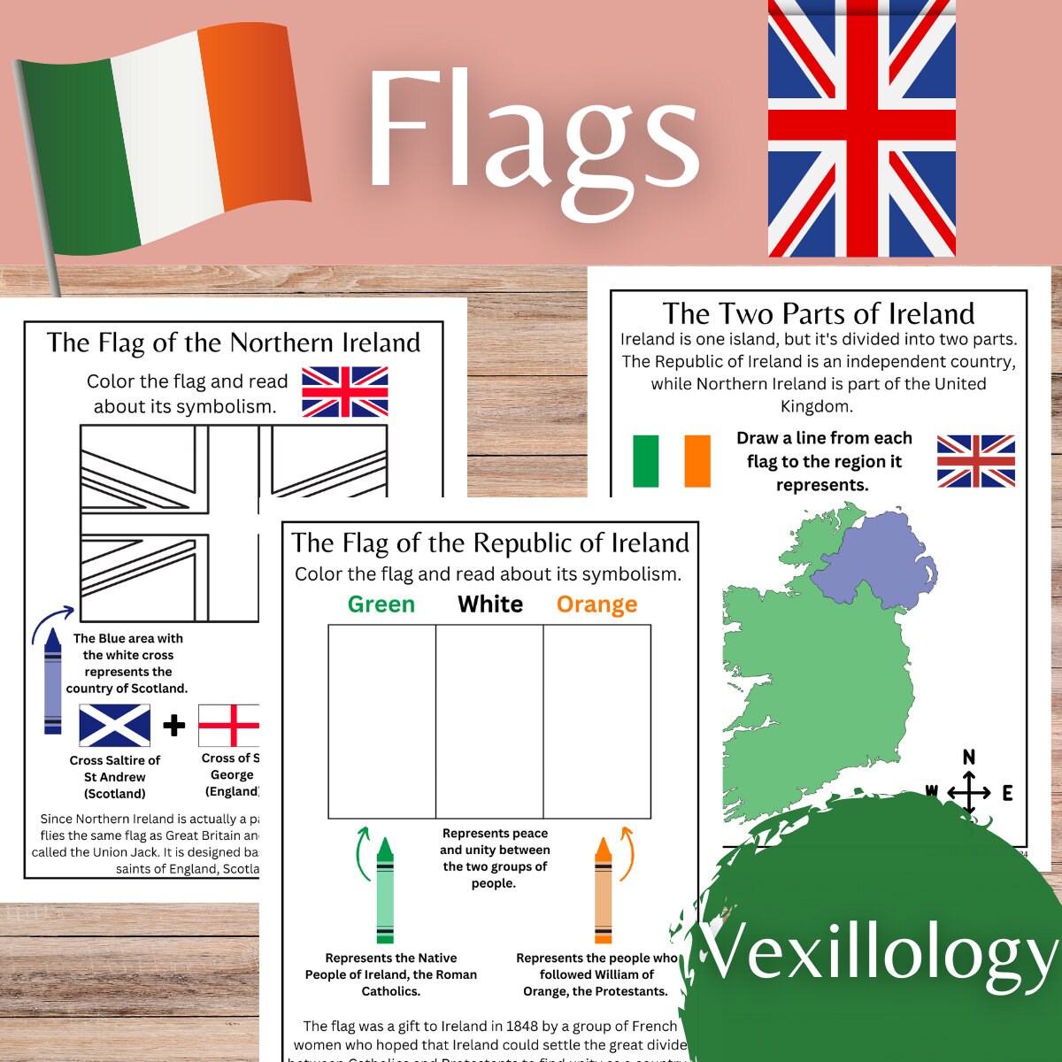 Ireland Mini Unit for St Patrick's Day Homeschool and Classroom Study ...