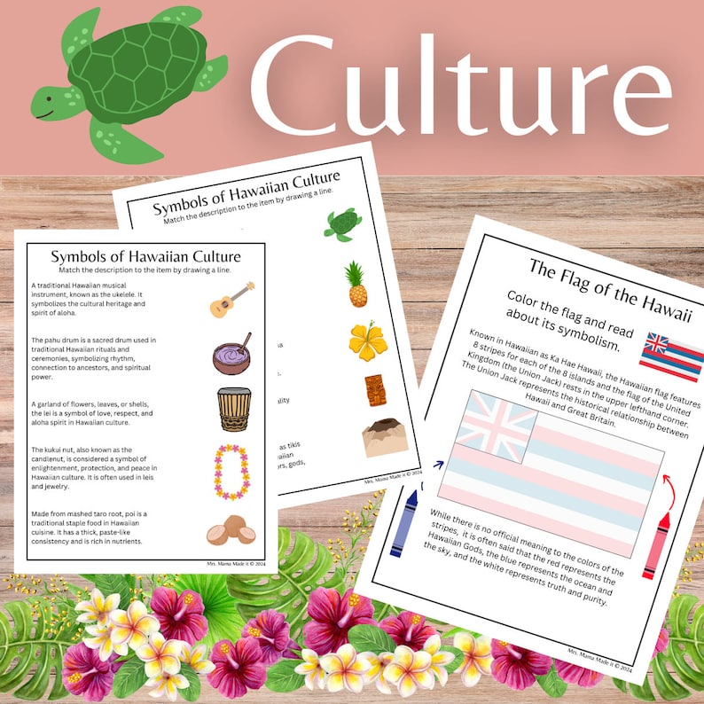 Hawaii Mini Unit Geography, Culture Study, Language and More for ...
