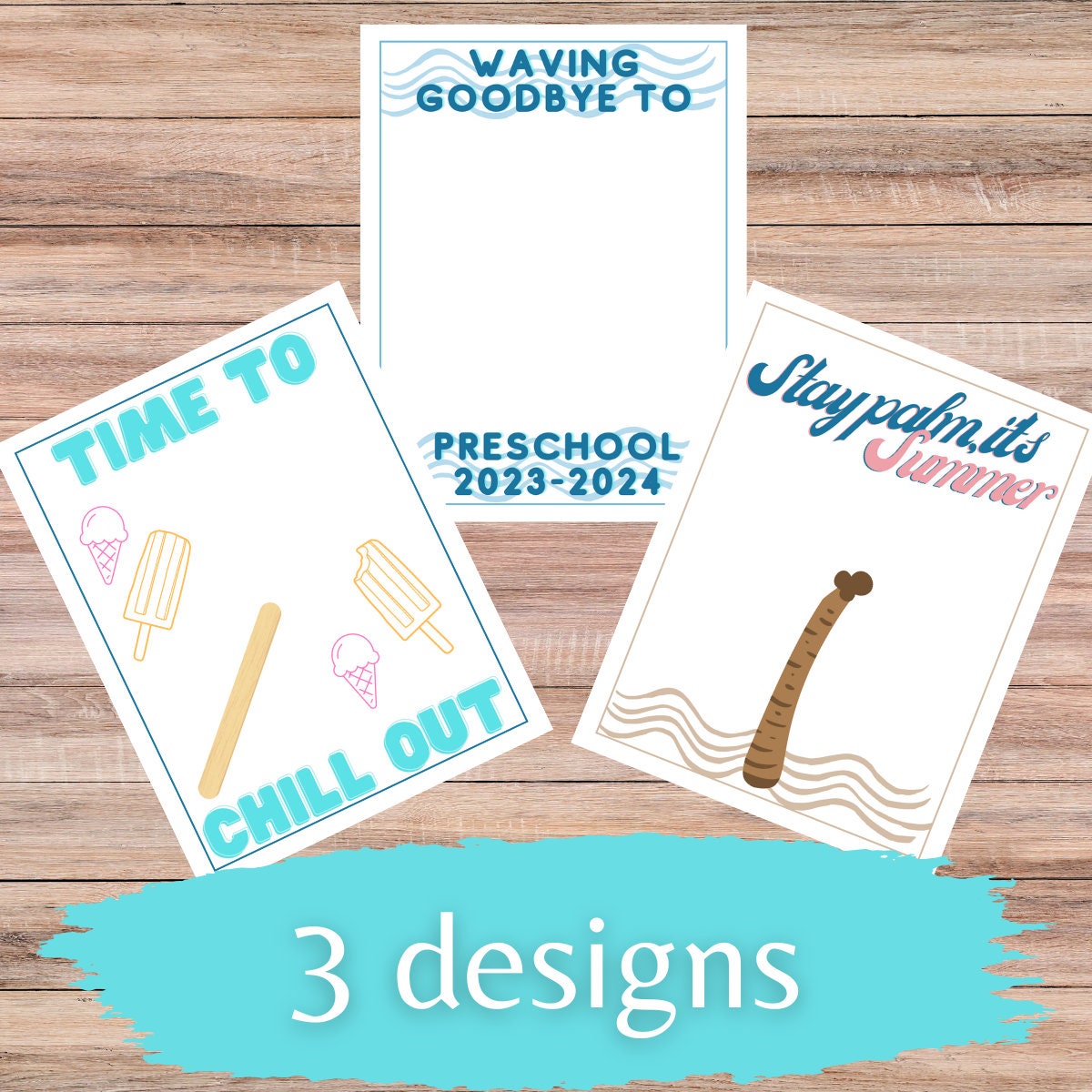 Summer End of School Handprint and Footprint Templates Memory Keepsake ...