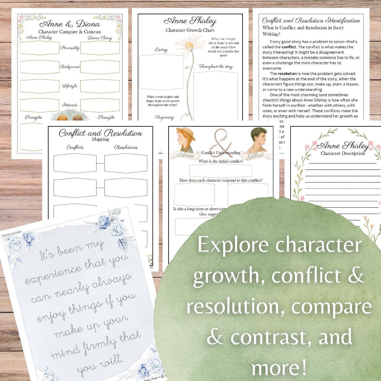 Anne of Green Gables Full Literary Study Unit — 80 Pages of Activities ...