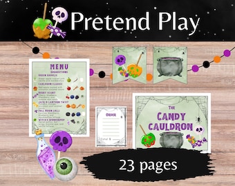 Halloween Candy Cauldron Shop Set: Dramatic Play Printable (23-page) - Etsy