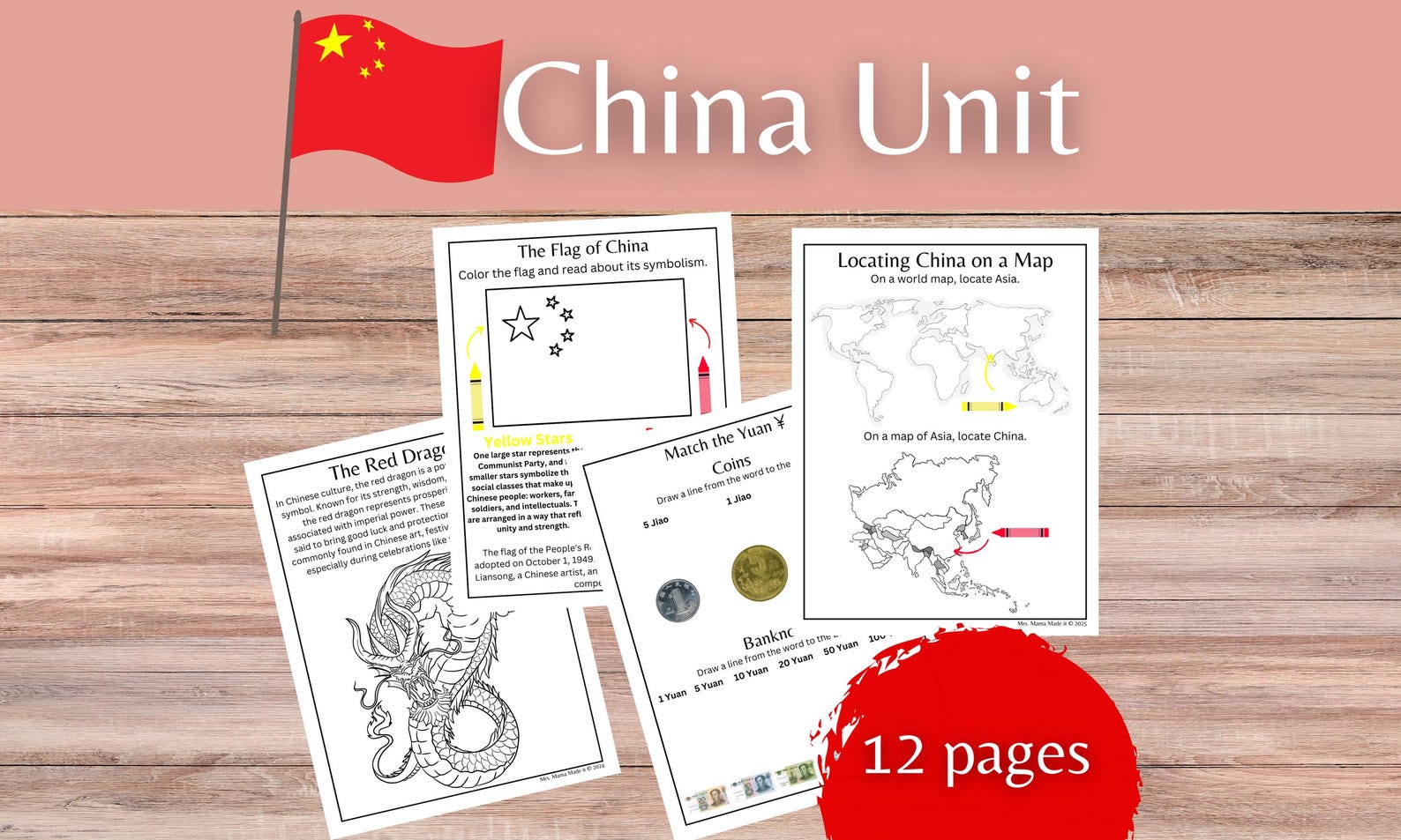 China Elementary Unit Study: Geography, Culture & Cuisine (printable ...