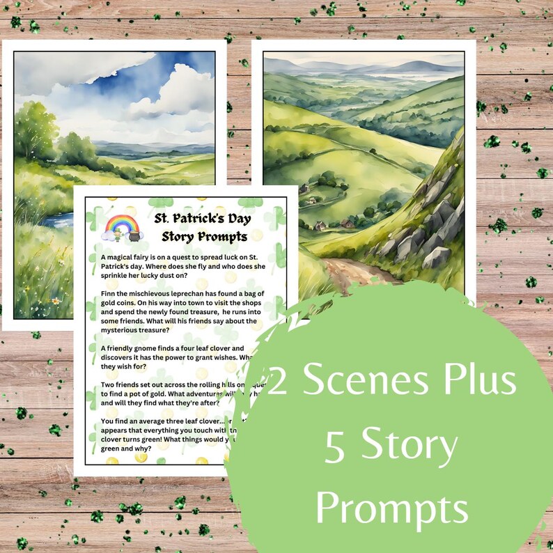 St Patrick's Day Story Telling Props or Sensory Bin Additions Waldorf ...