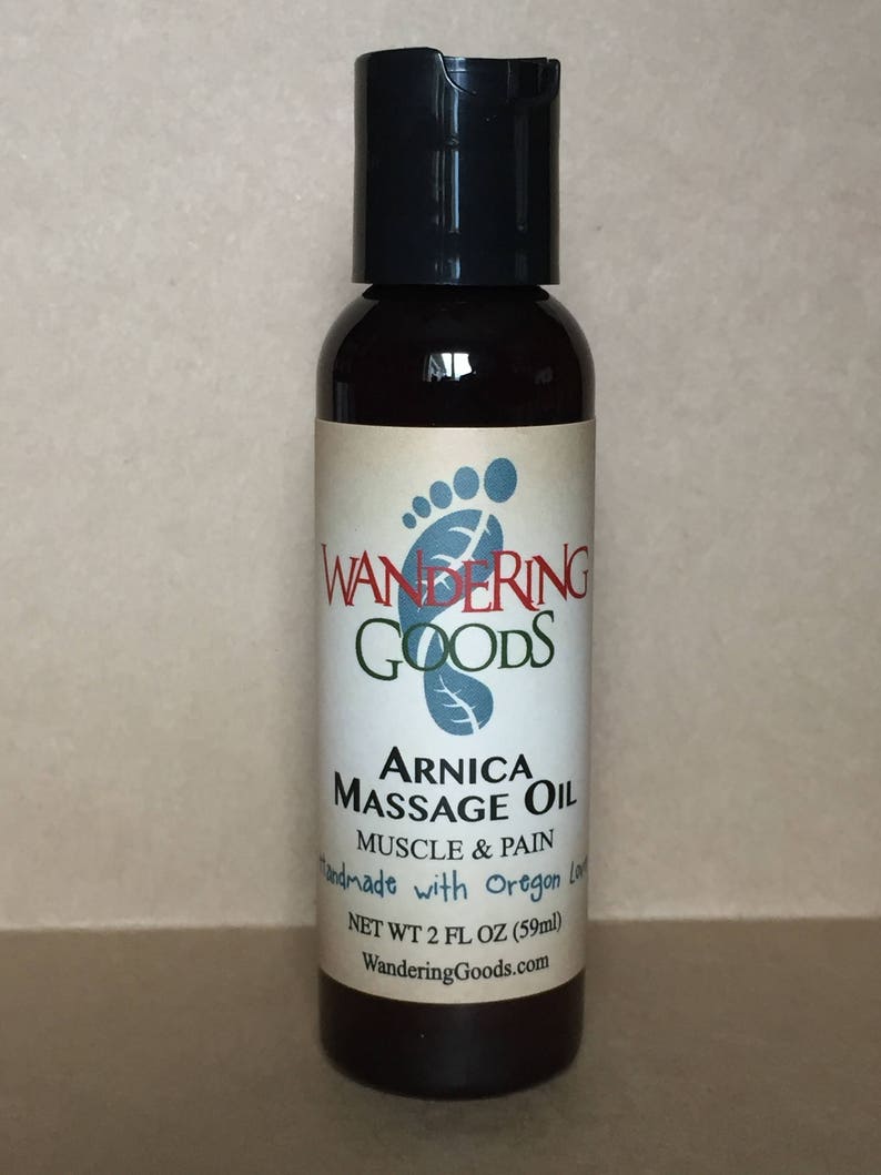 Arnica Massage Oil Etsy