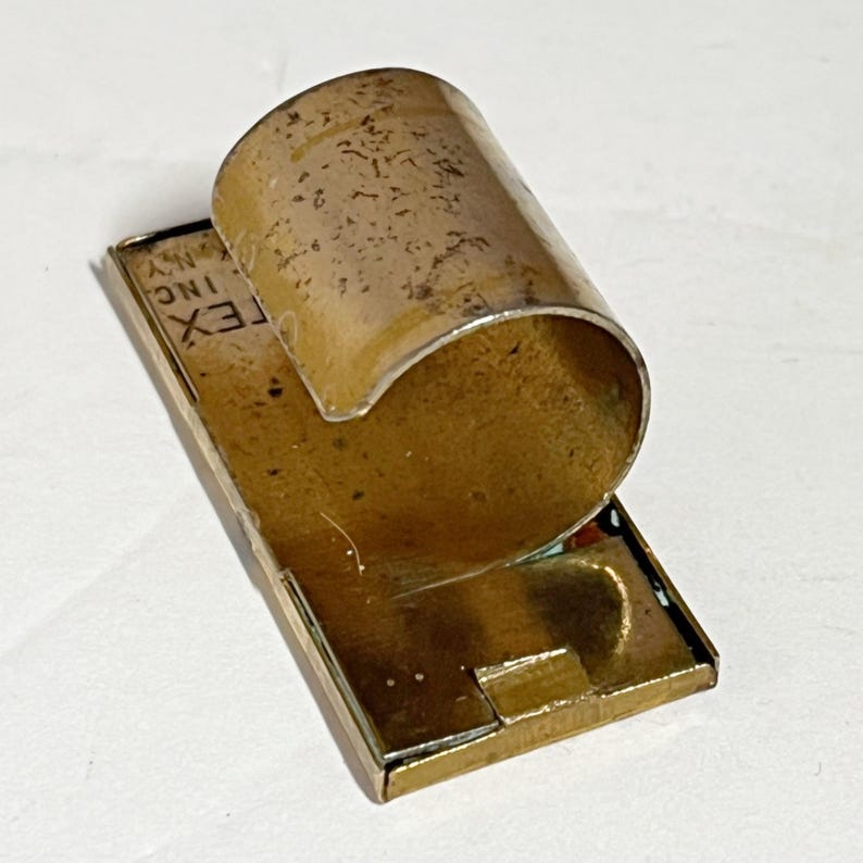 Lipstick Tube W Case Holder Mirror Metal Vintage Martex - Etsy