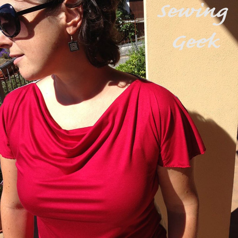 Cowl Neck Tshirts - Etsy