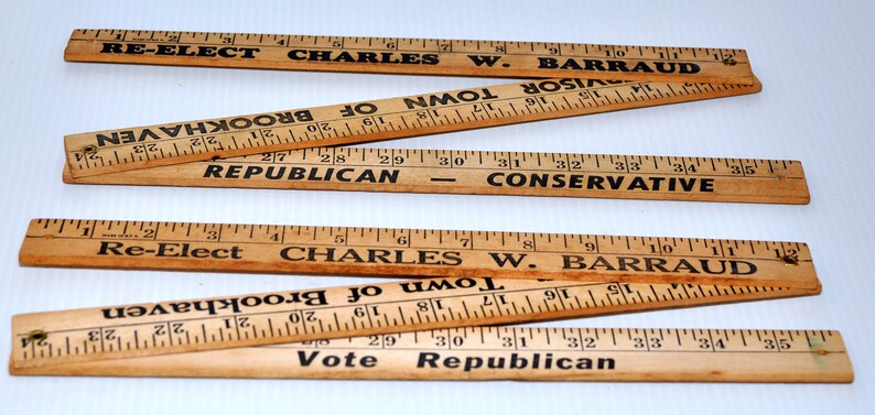 Pair of Advertizing Folding Wood Rulers - Etsy