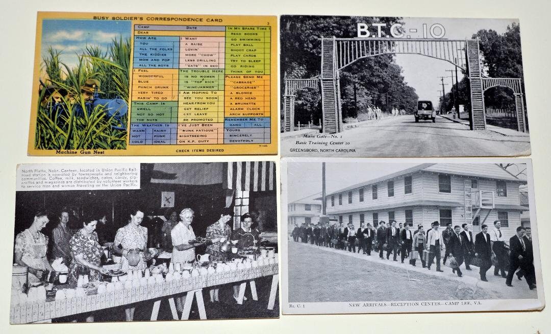 Vintage WWII Military Postcards - Etsy