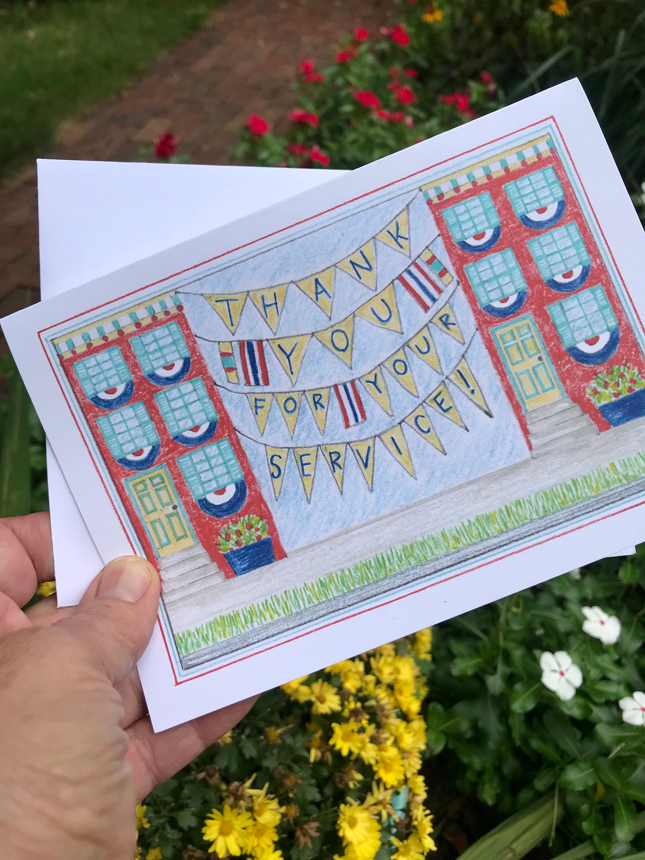 Thank You for Your Service Card/ Military Appreciation Card/ - Etsy