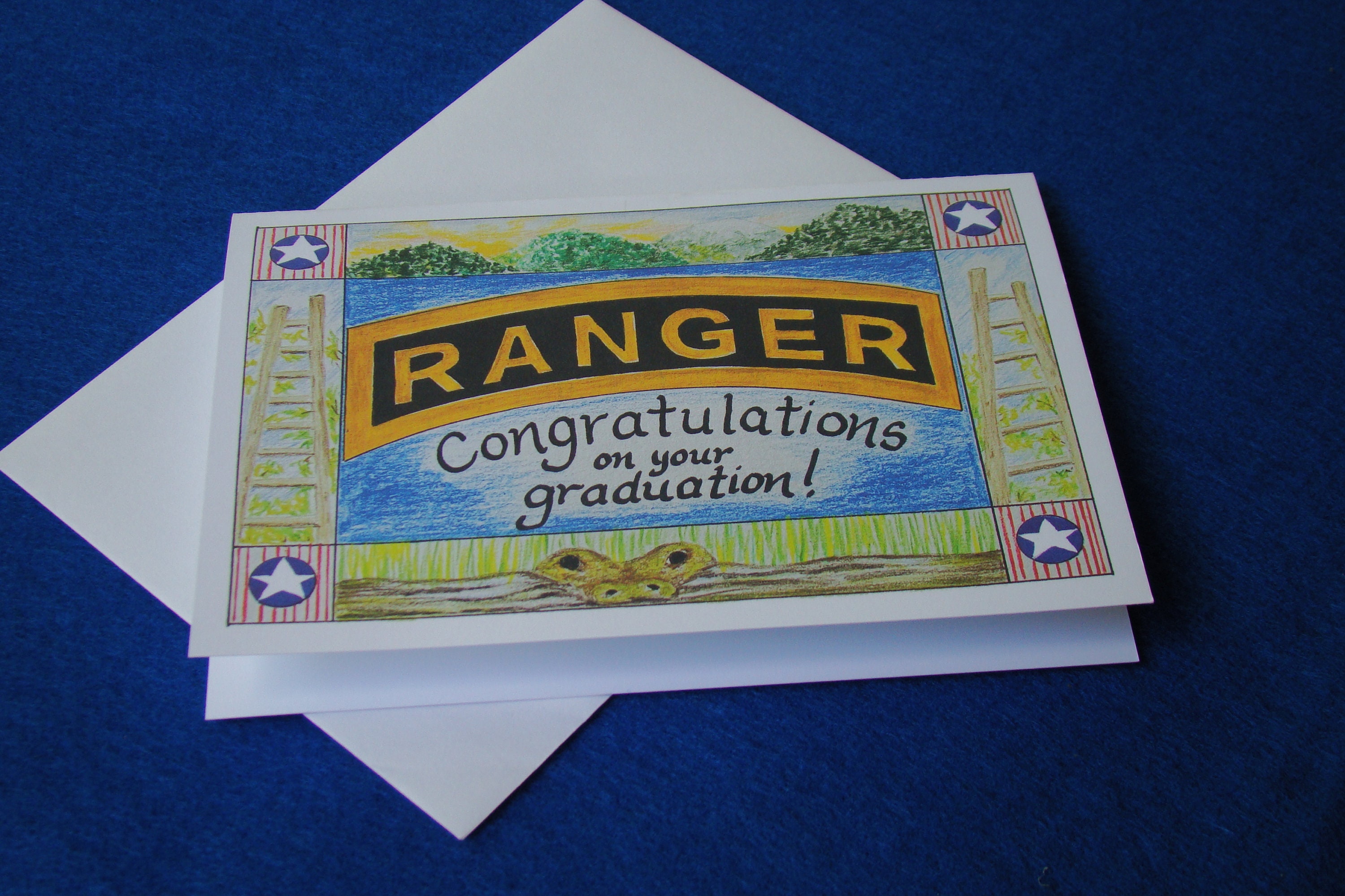 Military Appreciation/ranger School Graduation Card - Etsy