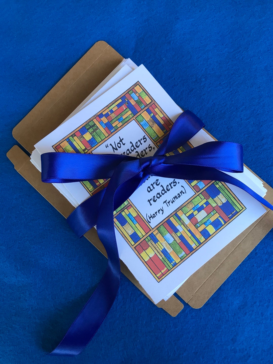 Book Lovers Note Cards/reading Quote Cards/ Note Card Set/gift Box Card ...