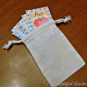 Alphabet Cards; Alphabet Cards in a Bag; Miniature Alphabet Cards Set ...