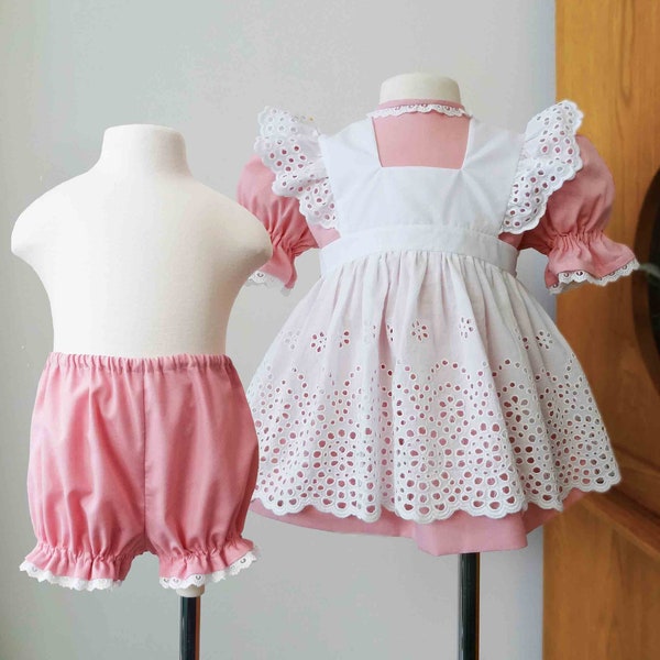 Pinafore Dress Pattern Girls - Etsy