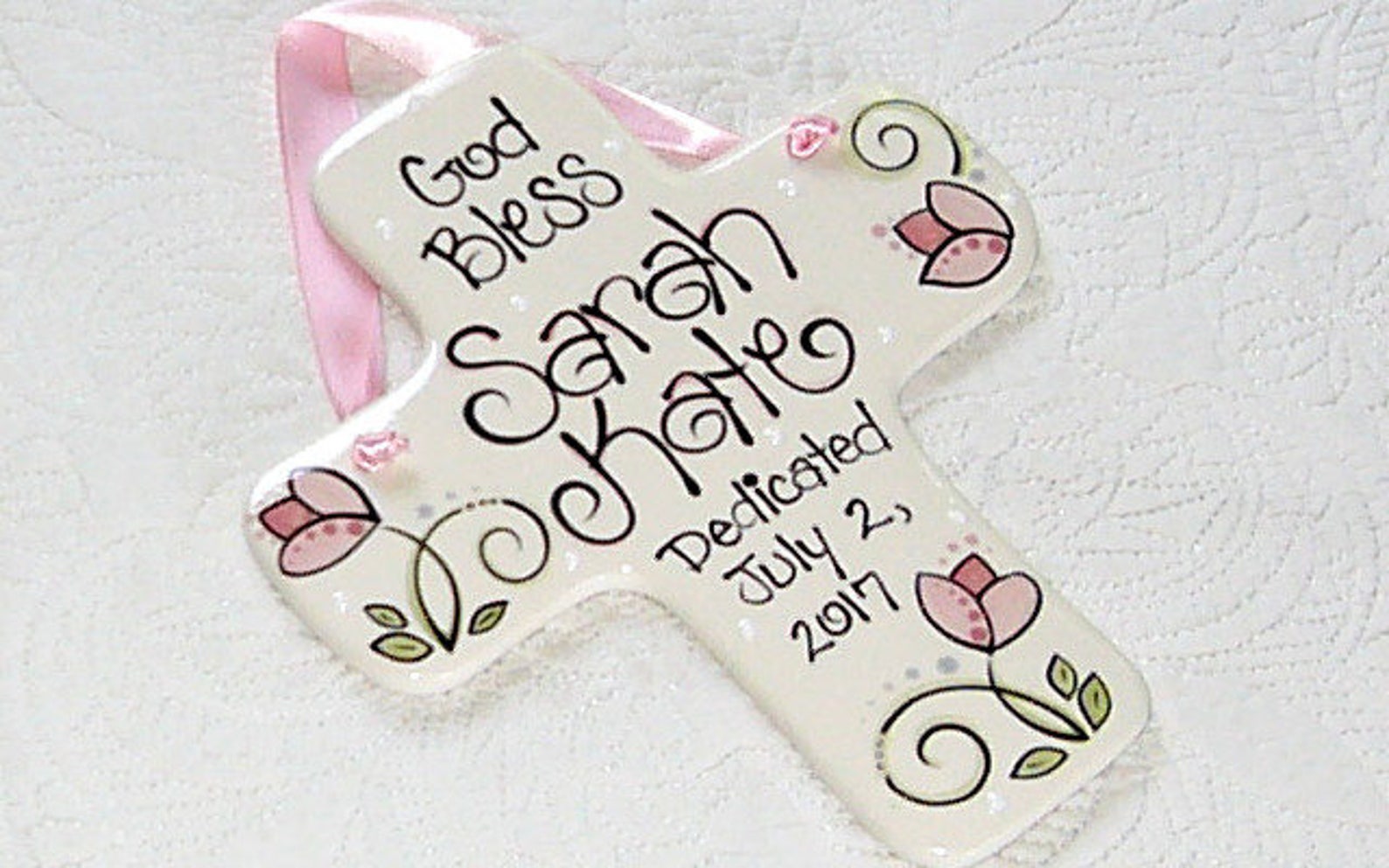 Personalized Baby Dedication Gifts for Girls // Personalized Dedication ...