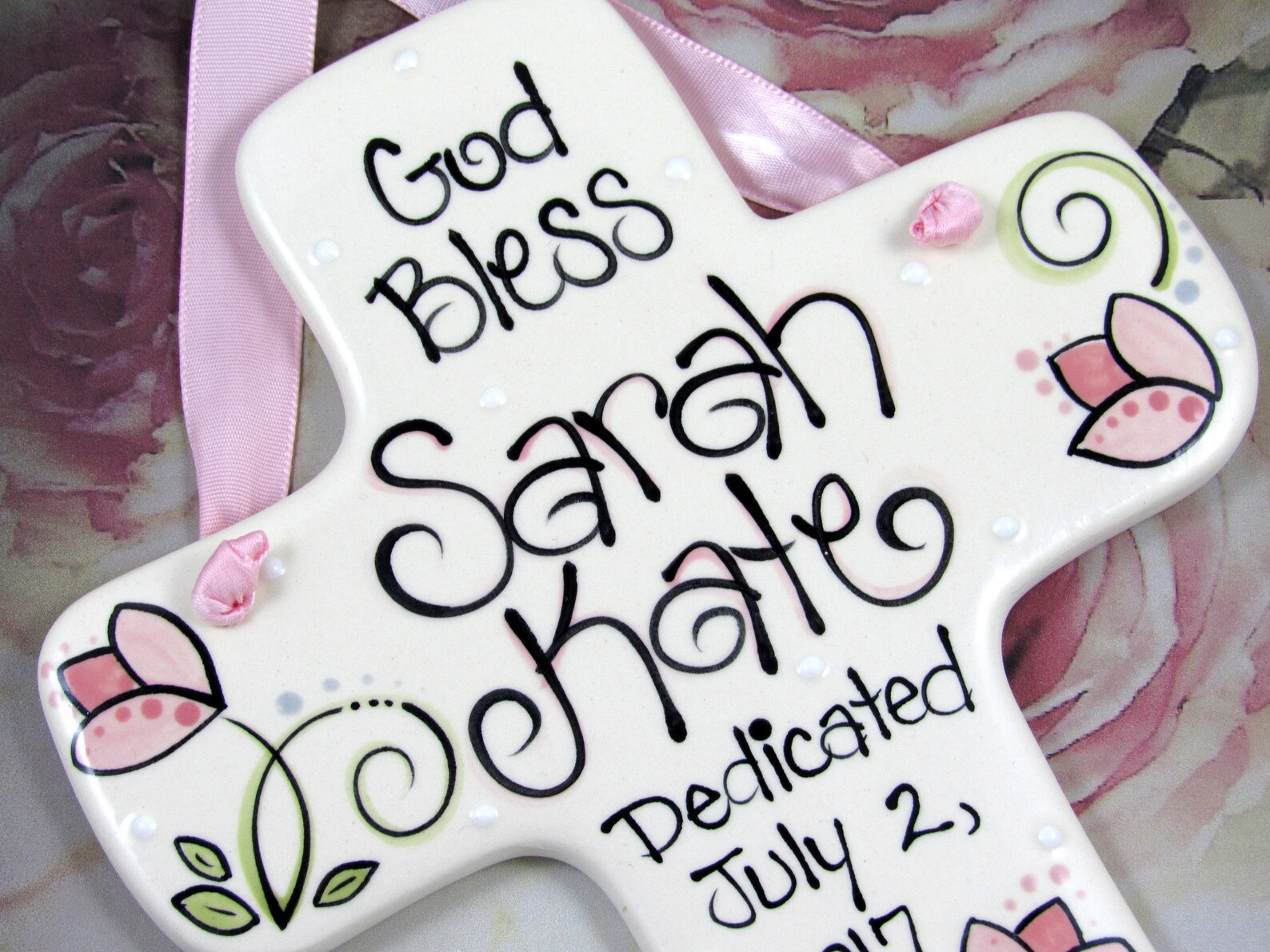 Personalized Baby Dedication Gifts for Girls // Personalized Dedication ...