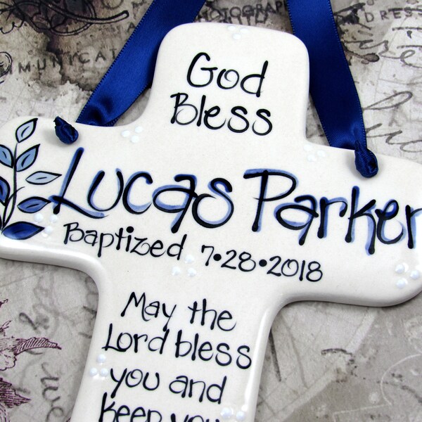 Baptism Cross - Etsy