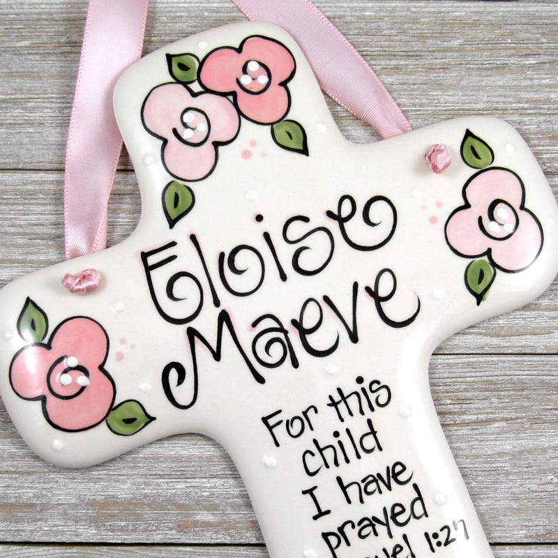 Personalized Cross for Door - Etsy