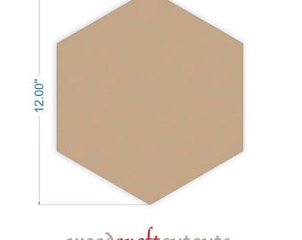 Wooden hexagon | Etsy