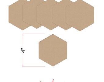 Wooden hexagon | Etsy