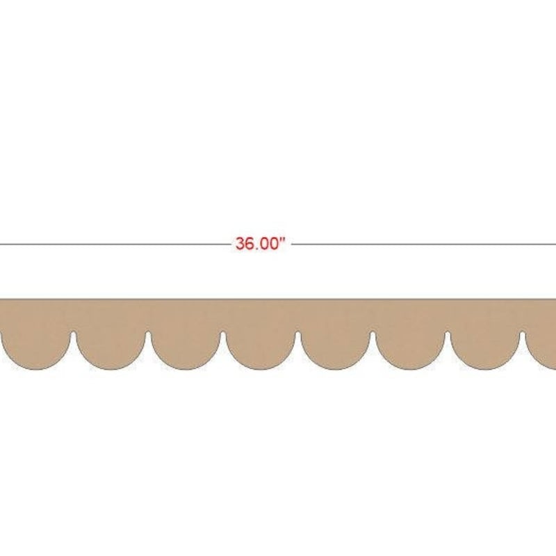 Scalloped Wood Trim - Etsy