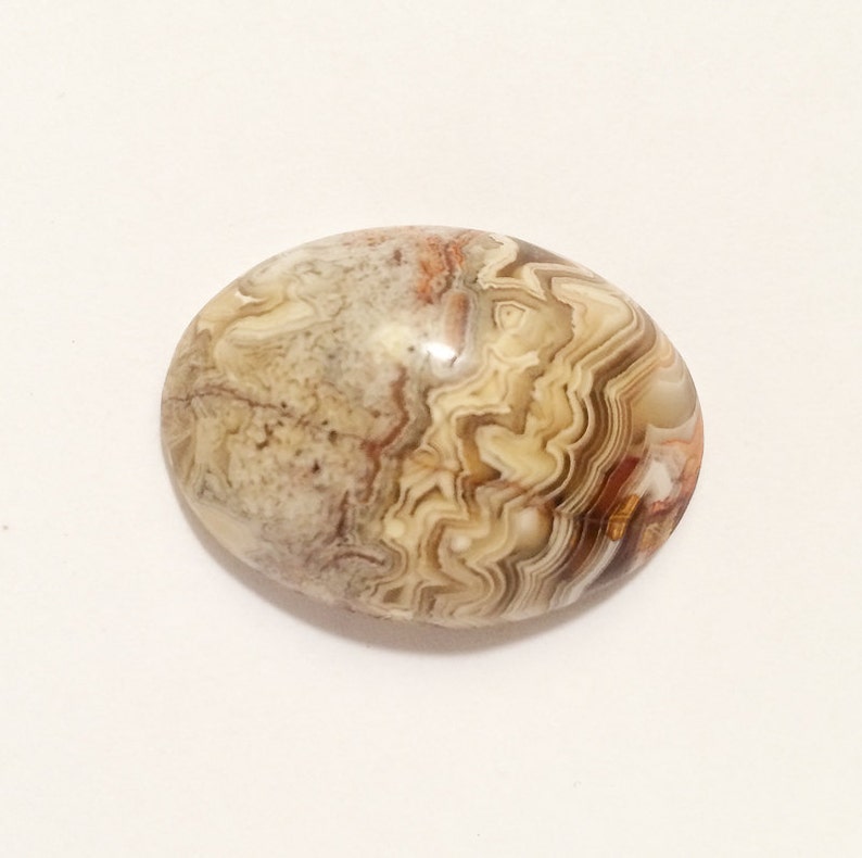 Laguna Lace Agate Aka Mexican Lace Agate 30x22x9.8mm Oval Cabochon - Etsy