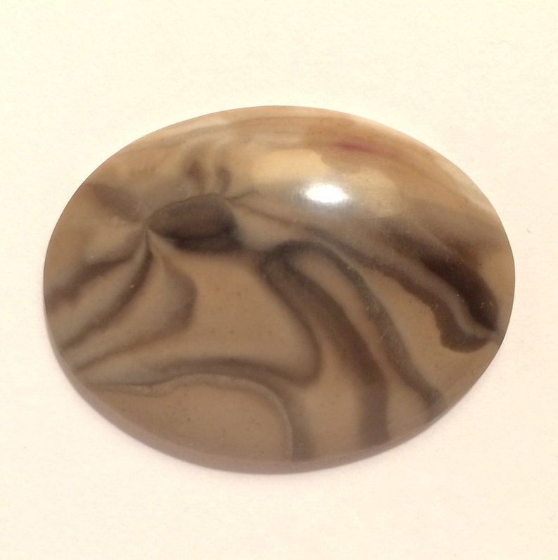 Polish Flint 40x30x7.0mm Oval Cabochon - Etsy
