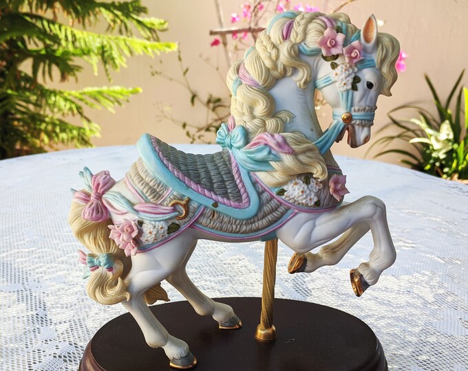 Lenox Vintage 1987 White Carousel Horse. First in the Series of Legacy ...