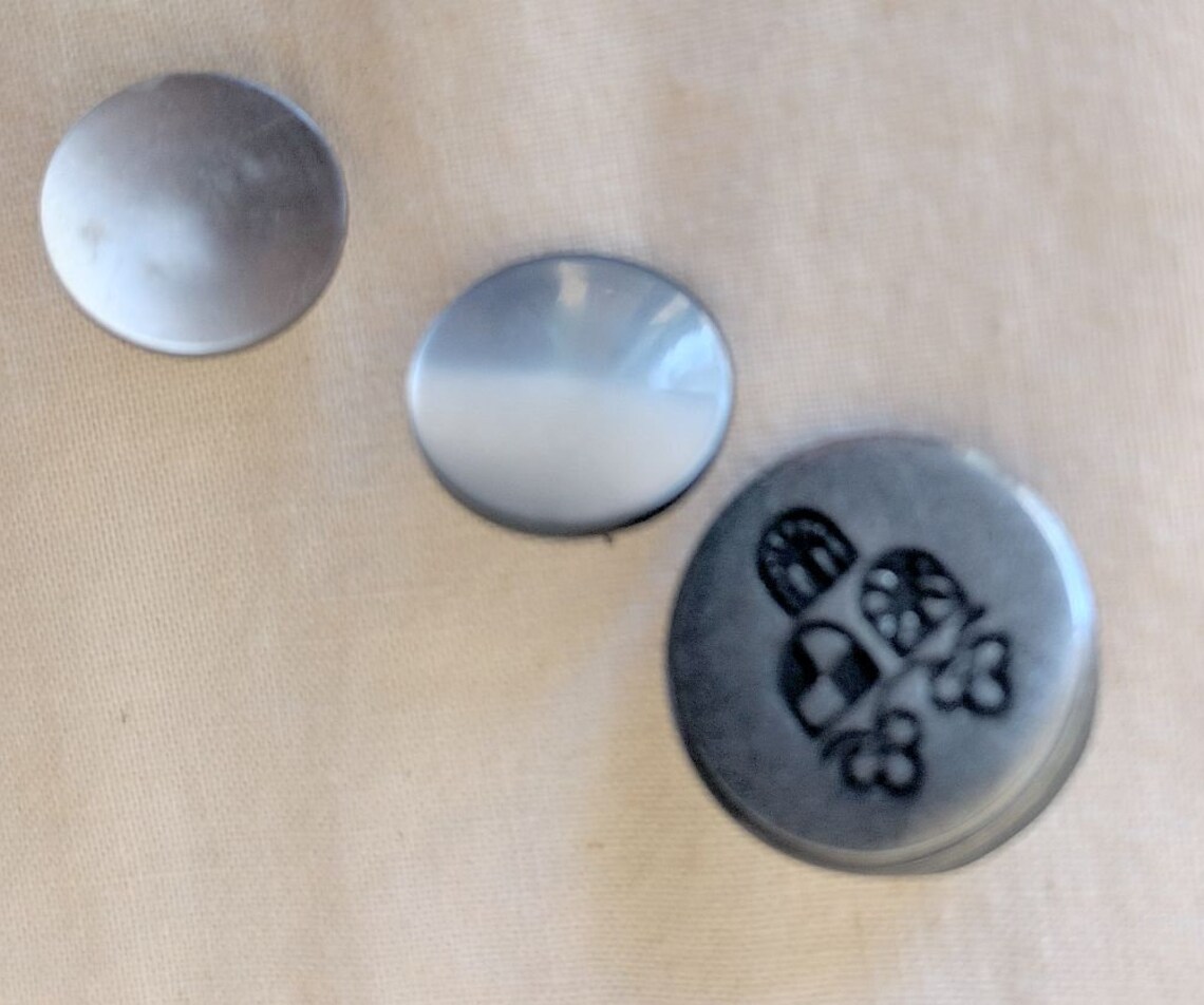 Gray Button Assortment From Tiny to Large, Plain, Patterned, and ...