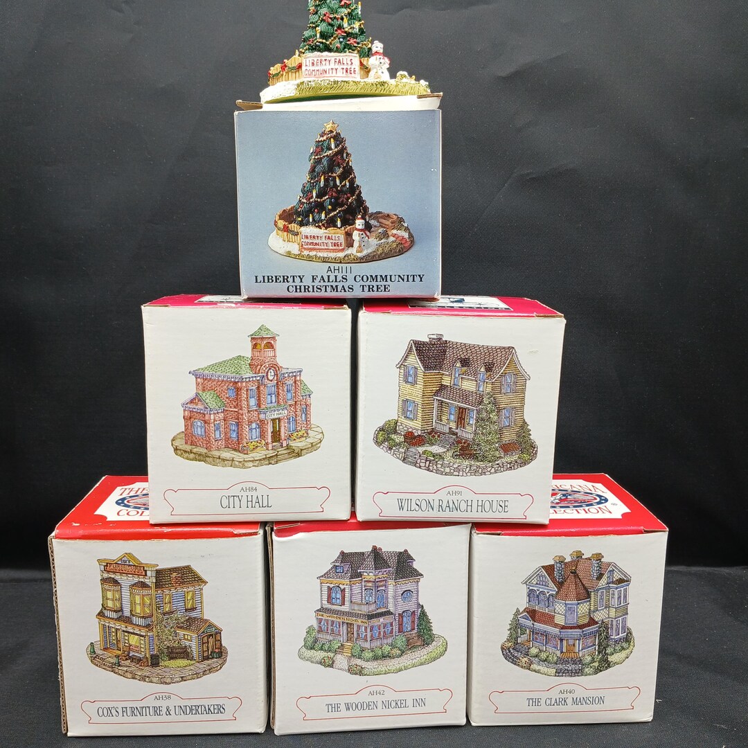 Liberty Falls Miniature Main Street Buildings: Americana Collection - Etsy
