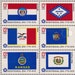 Bicentennial 1976 13 Cent State Flags Stamps - Pane of 50 - 1976 Unused ...