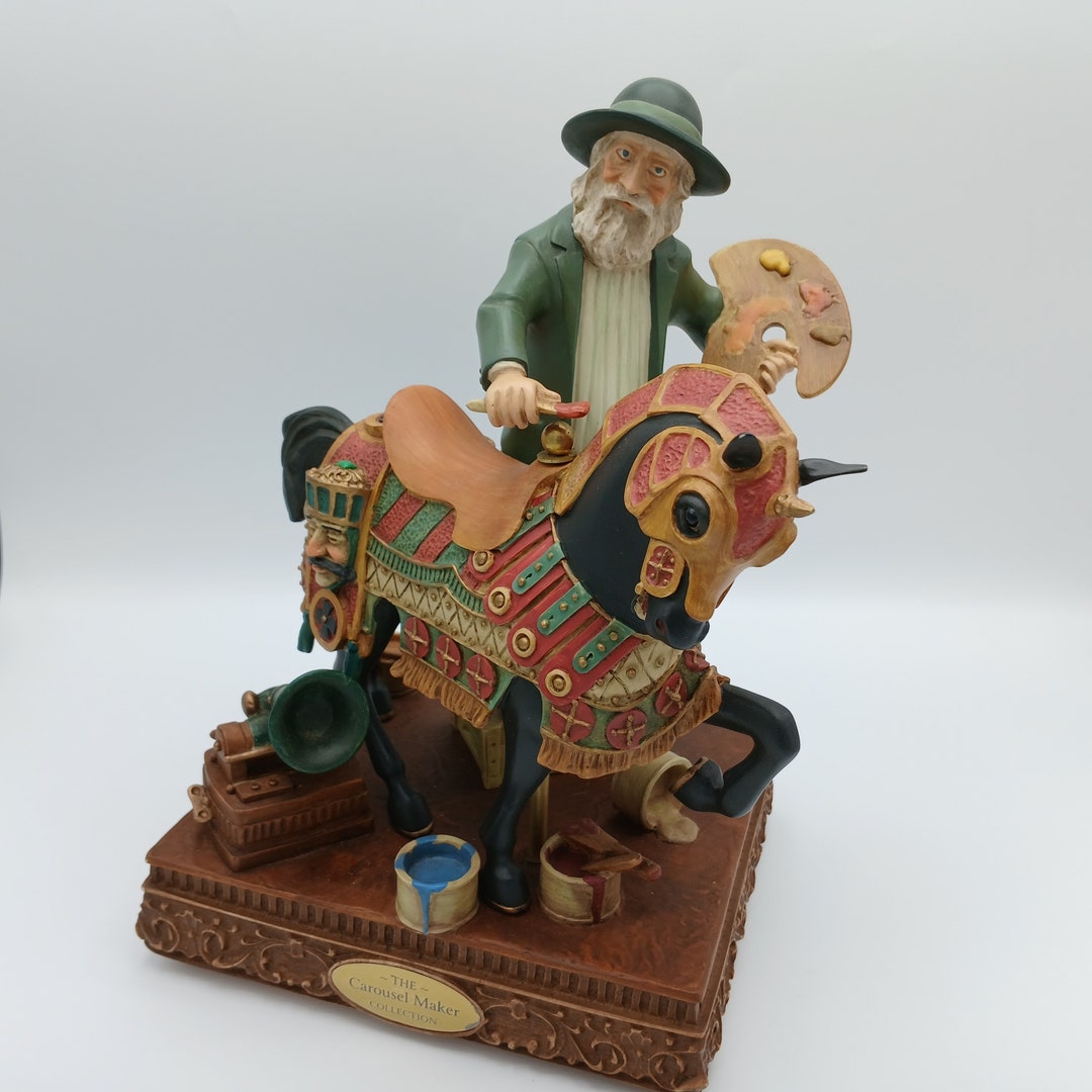 RESERVED FOR ROBYN Vintage Wayne Higgins Carousel Maker the Painter ...