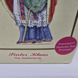 Santa Christmas Figurine, "sinter Klaas, the Netherlands Tradition ...