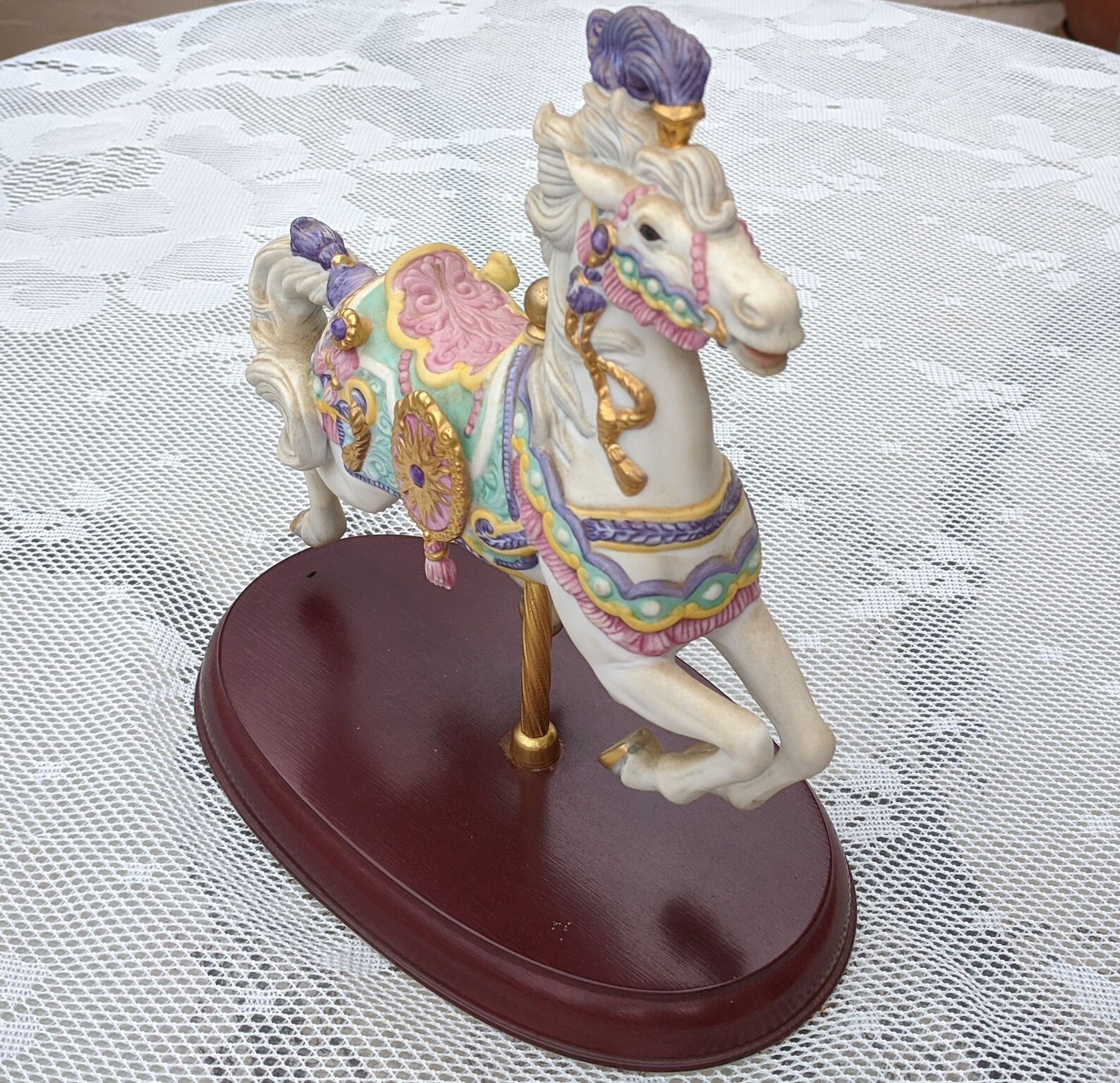 Lenox Carousel Horse 1990 Lenox The Carousel Charger | Etsy