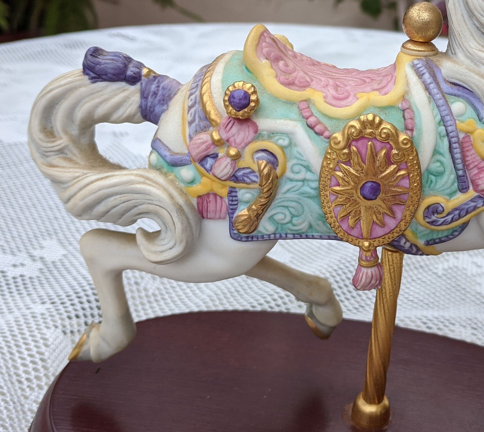 Lenox Carousel Horse 1990 Lenox The Carousel Charger | Etsy