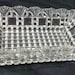 Vintage Rectangular Crystal Open Relish Dish Block and Fan - Etsy