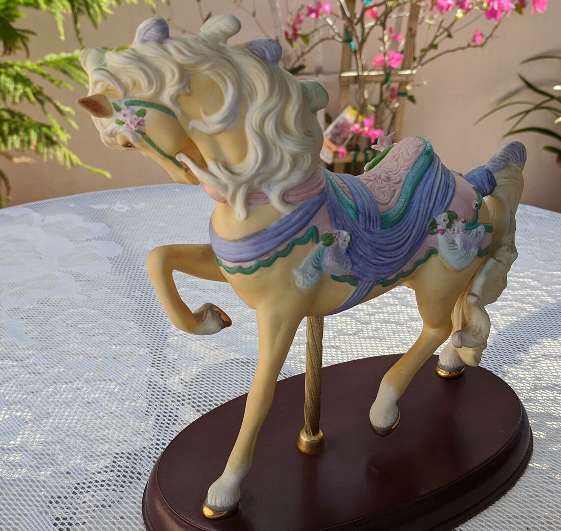Lenox Circus Carousel Horse 1989 Lenox Decorated Carousel - Etsy