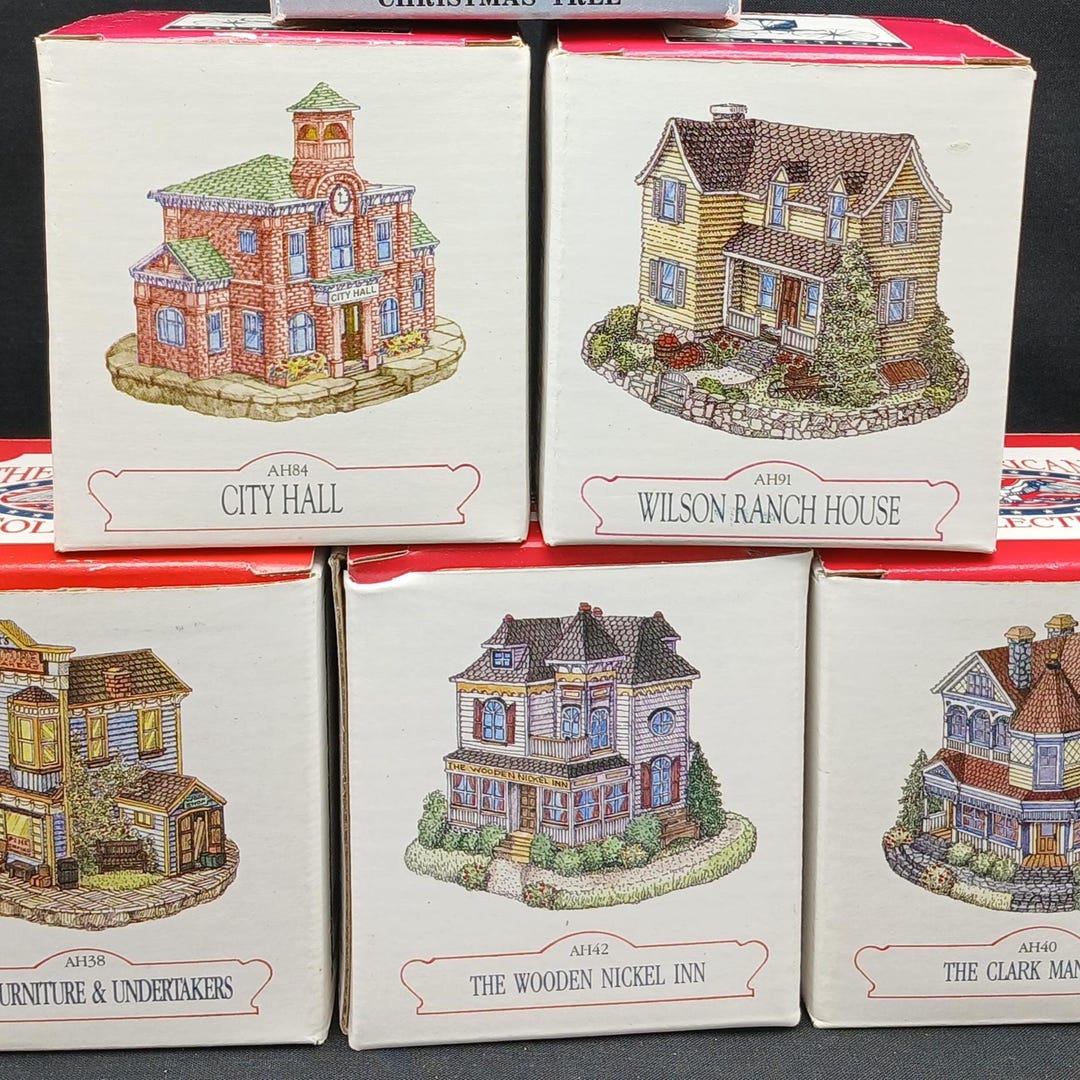 Liberty Falls Miniature Main Street Buildings: Americana Collection - Etsy