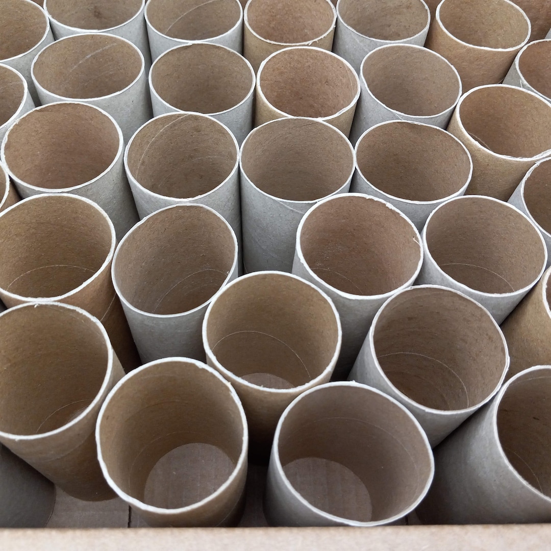Hard Cardboard Toilet Paper Rolls, Craft Project Supply, Box of 28 ...