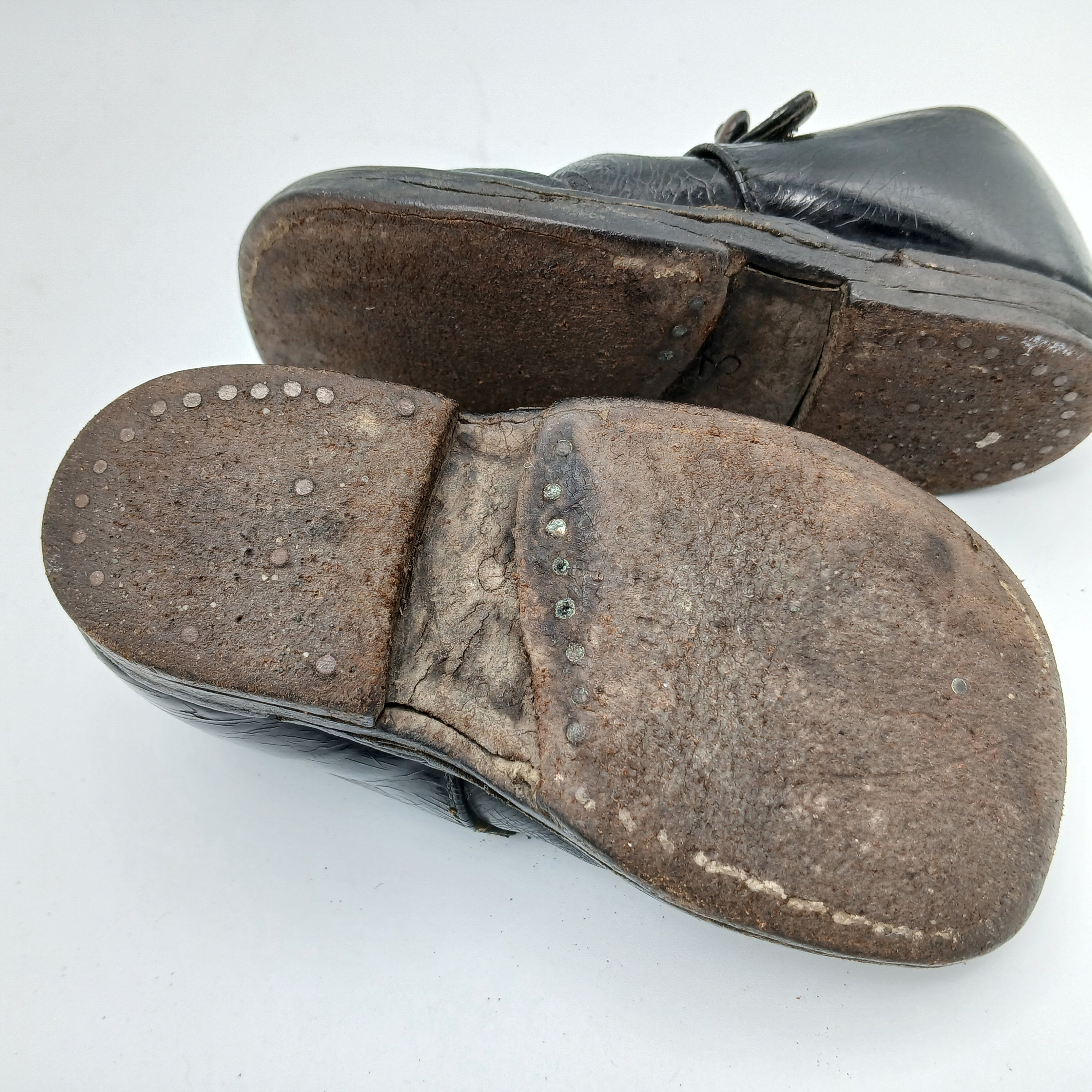 Antique Baby Leather Button Shoes: Victorian Mary Janes, Photo Prop - Etsy