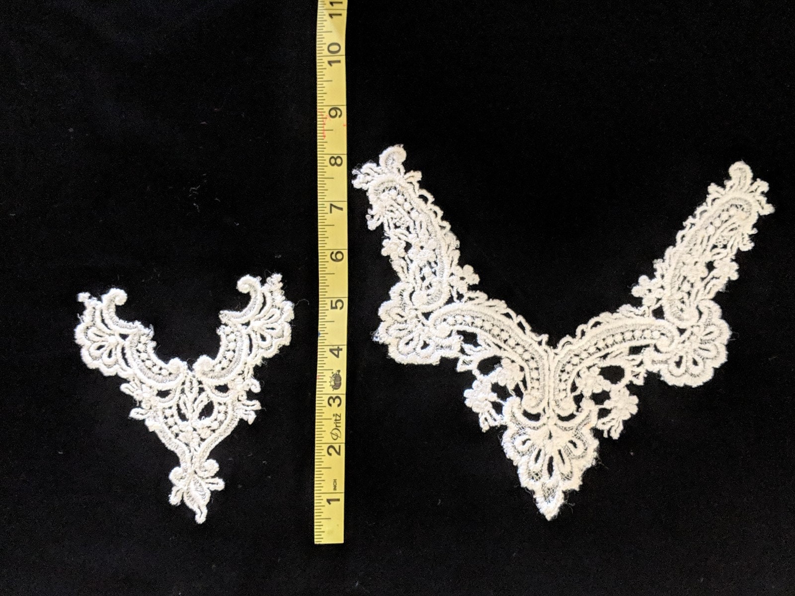 Vintage lace neck pieces Mother/Daughter dress neckline | Etsy