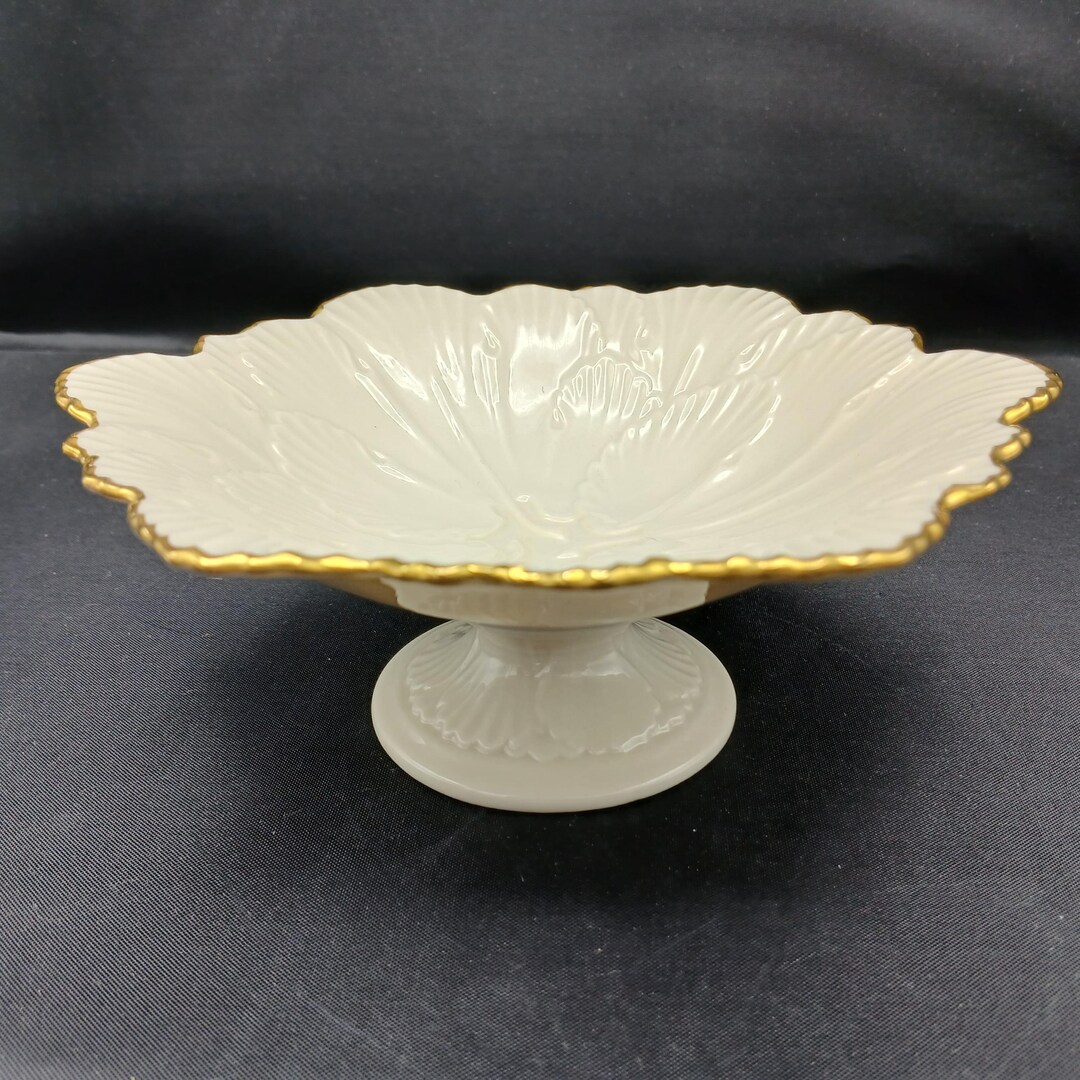 Lenox Arbor Collection 6" Compote, Vintage Small Pedestal Candy Dish ...