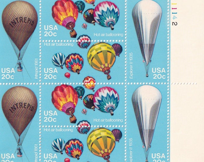 1983 Balloons 20 Cent US Postage Stamps - 20 Cent Stamps - Vintage ...