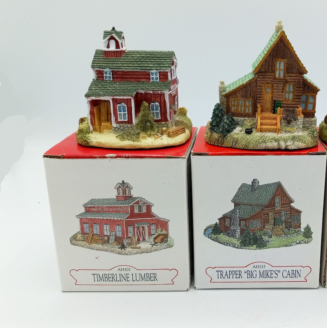 Liberty Falls Collection Frontier Town Buildings, Miniature Americana ...