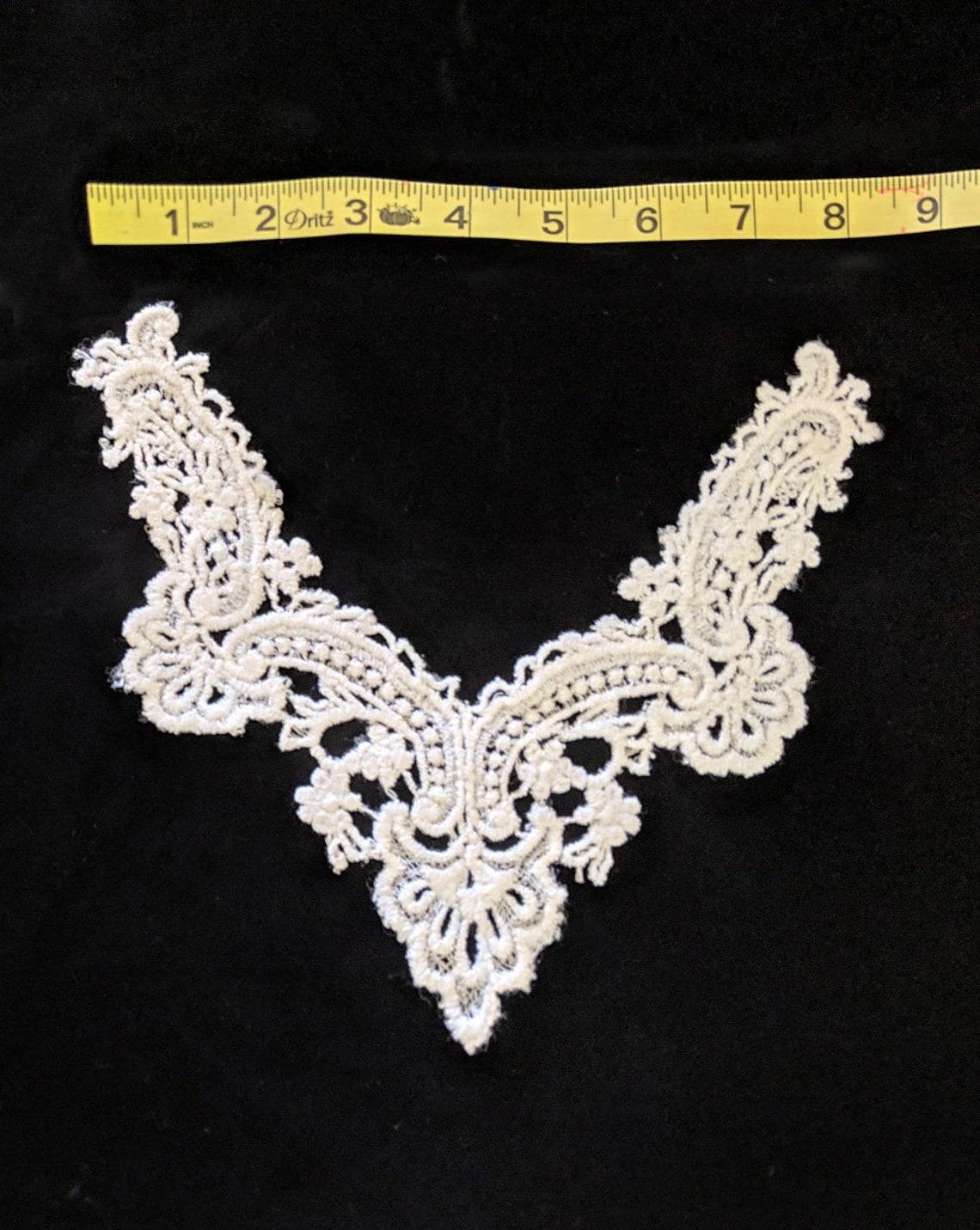 Vintage Lace Neck Pieces Mother/daughter Dress Neckline | Etsy