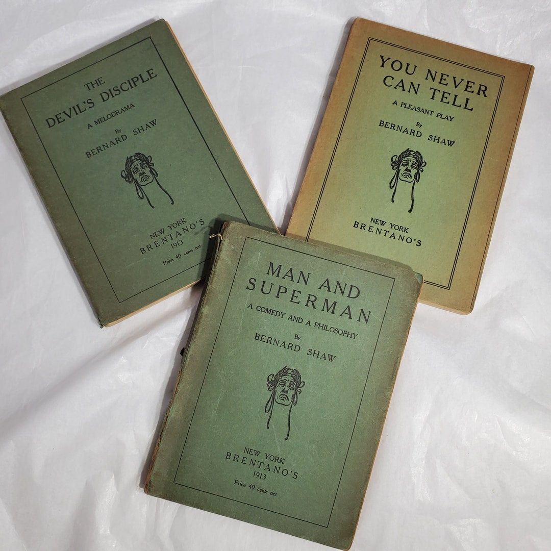 Antique Scripts of Plays by George Bernard Shaw, 3 Actors' Scripts ...