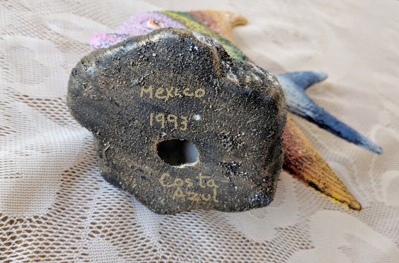 Angelfish Figurine Vintage Tropical Fish Statue - Etsy